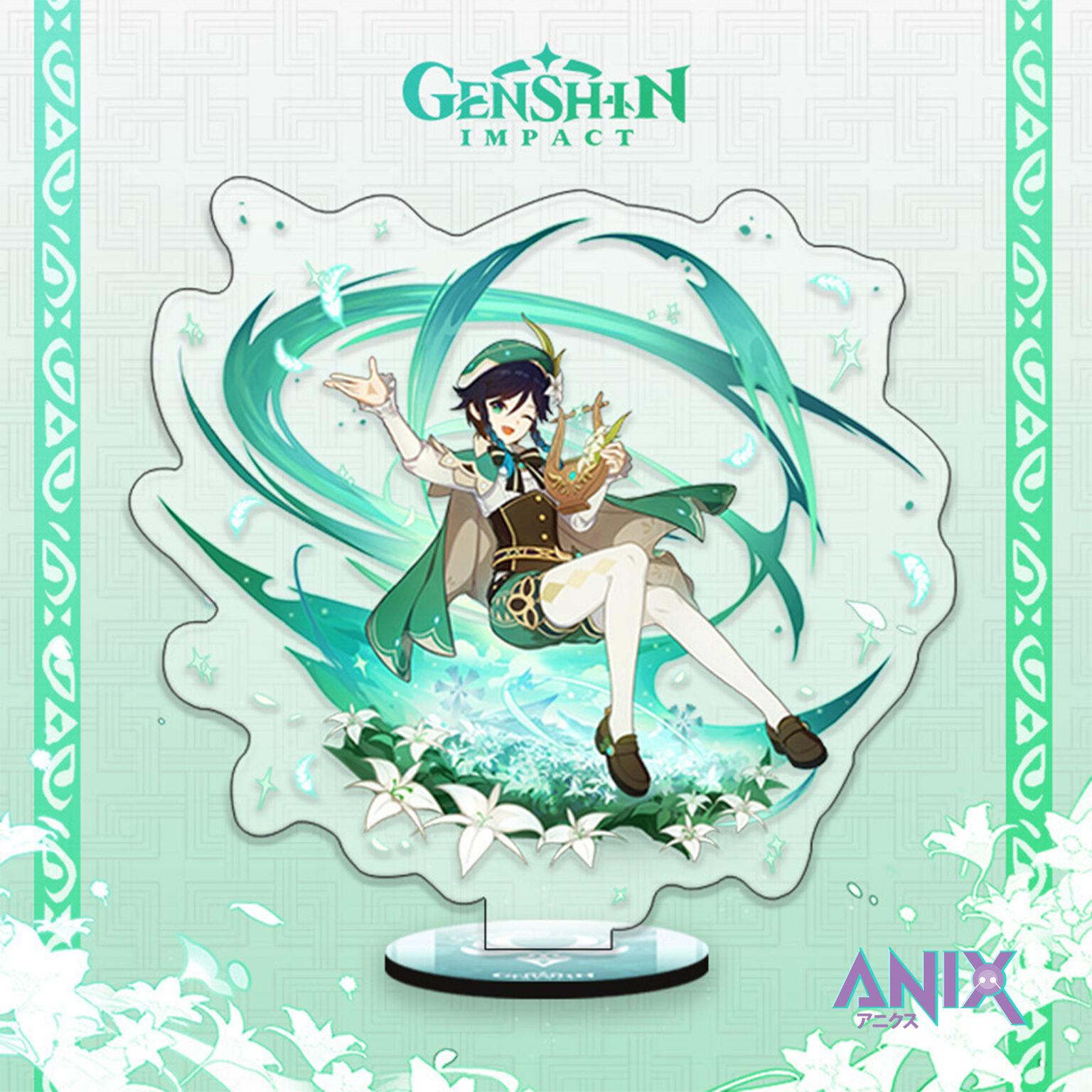 Acrylic Figure Genshin Impact, Venti - Anix Shop